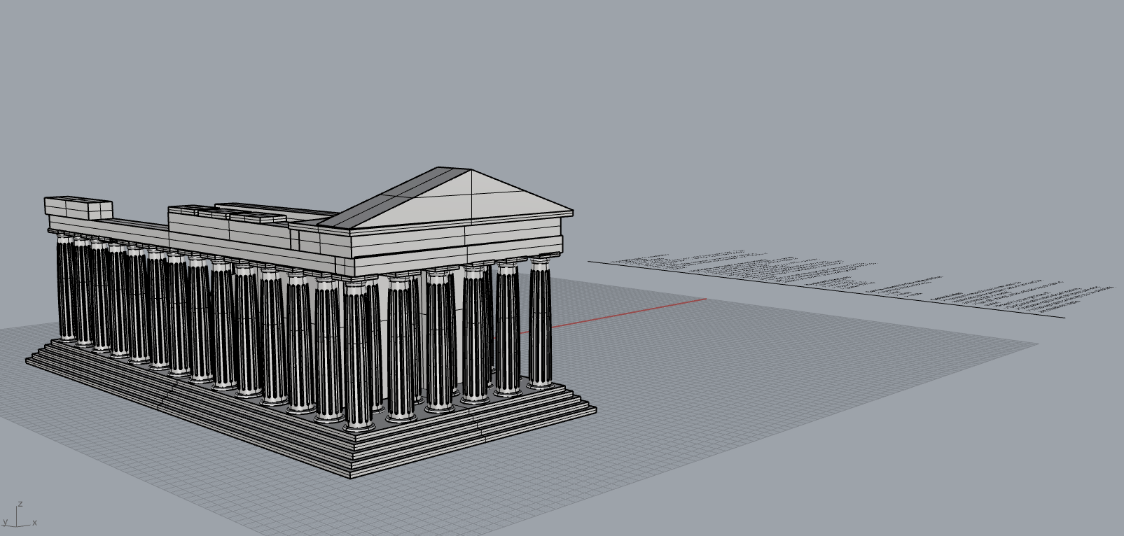 Parthenon Model Build – ARST239 – Digital Sculpture 1: Fabrication