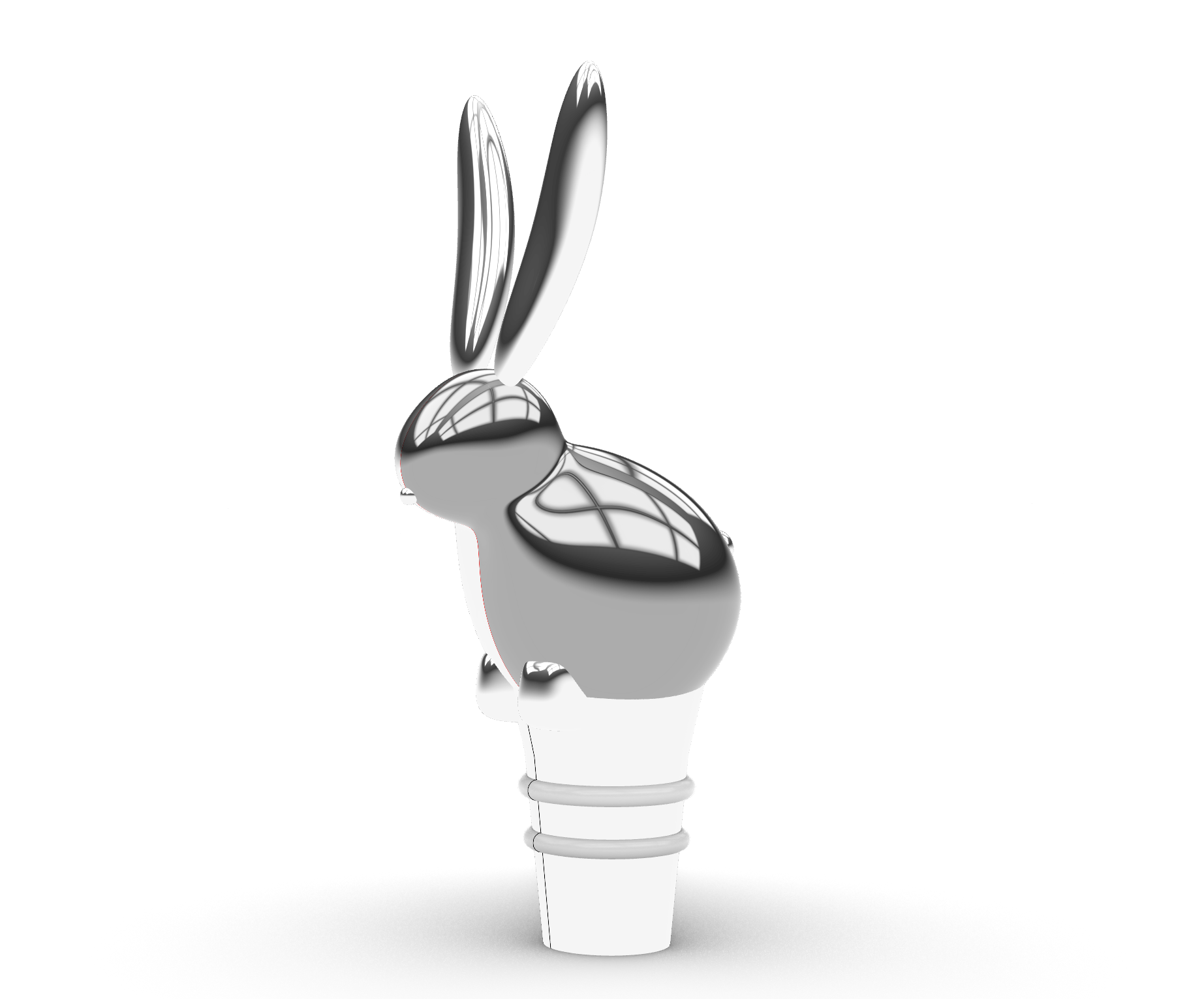 Zoha Nadeer – rhino bunny wine stopper – ARST239 – Digital Sculpture 1 ...